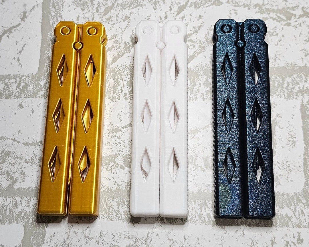 Butterfly Knife | Switch Blade | Gift | Trainer | Balisong | Fidget ...