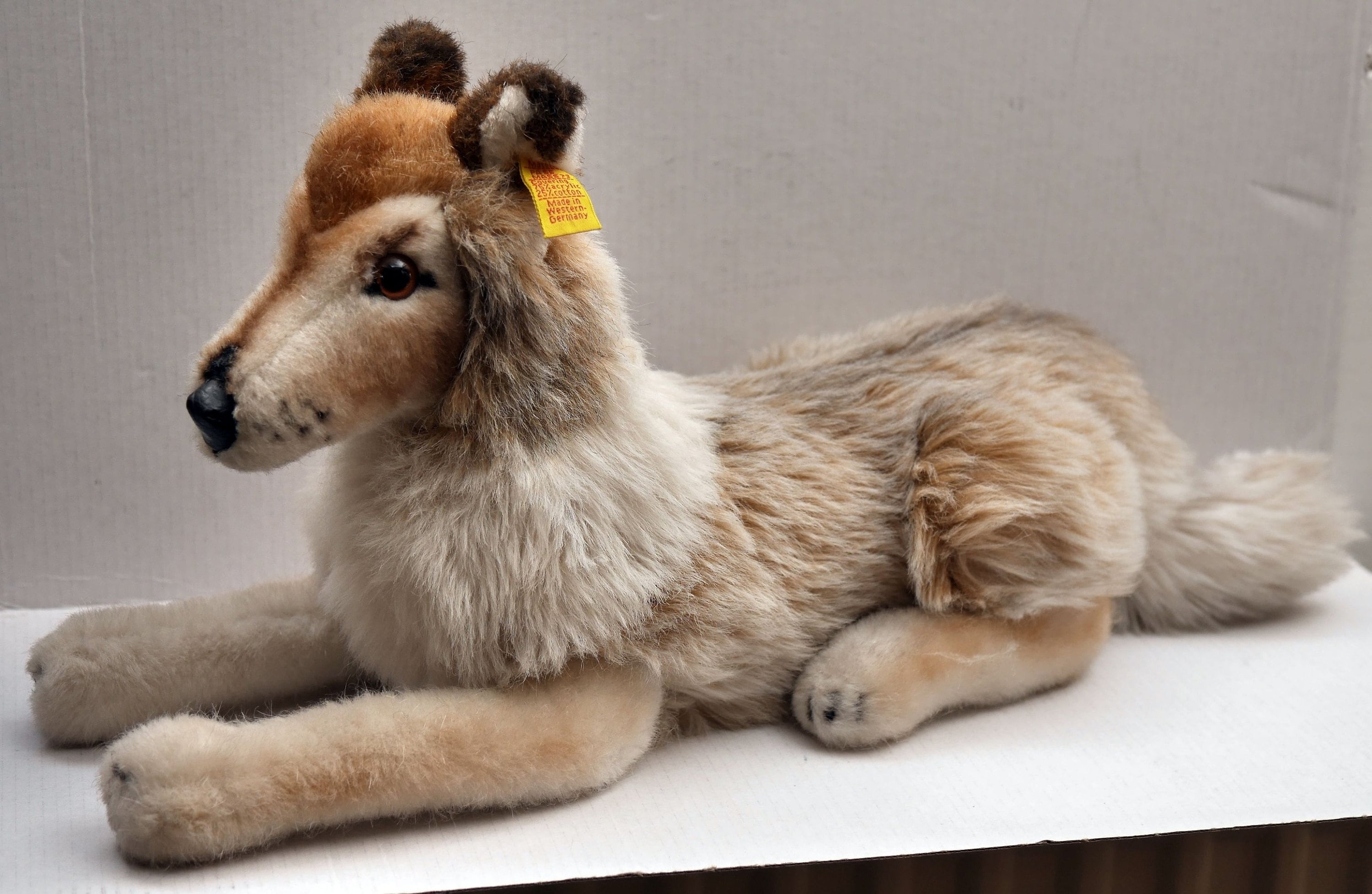 STEIFF Collie CORSO 4090/40 Button & Flag 1985 42 Cm - Etsy