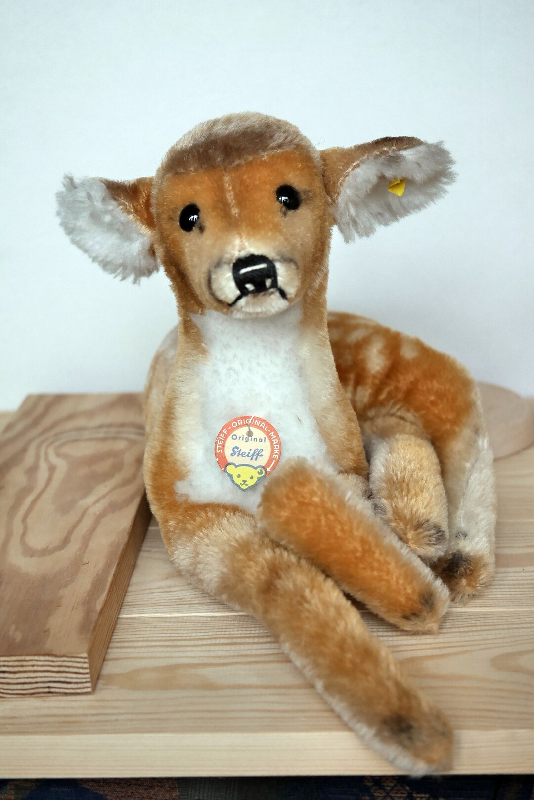 Steiff Fawn 2335.00 With All Ids K/F/S 22 X 40 Cm 1960s - Etsy