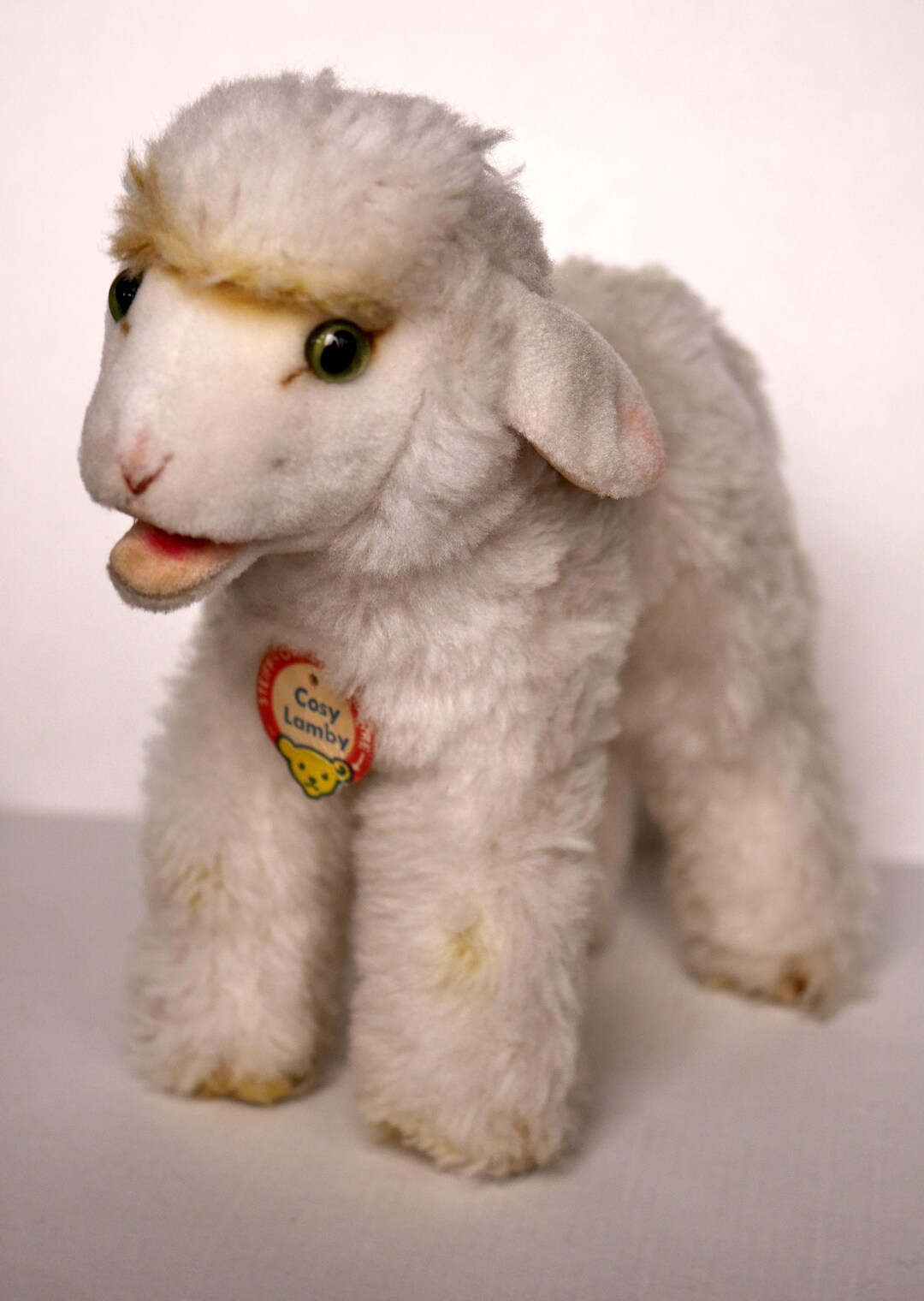 Steiff Lamb Cosy Lamby 1622/04 With All Ids, Button, Flag, Bear Head Sign, 22 Cm, 1968 - Etsy