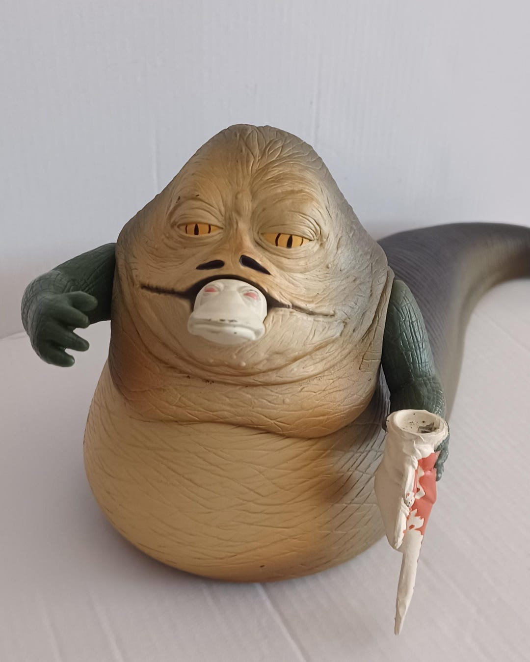 1993 Hasbro Star Wars Retro-actionfigur Jabba the Hutt Spiting Gong ...