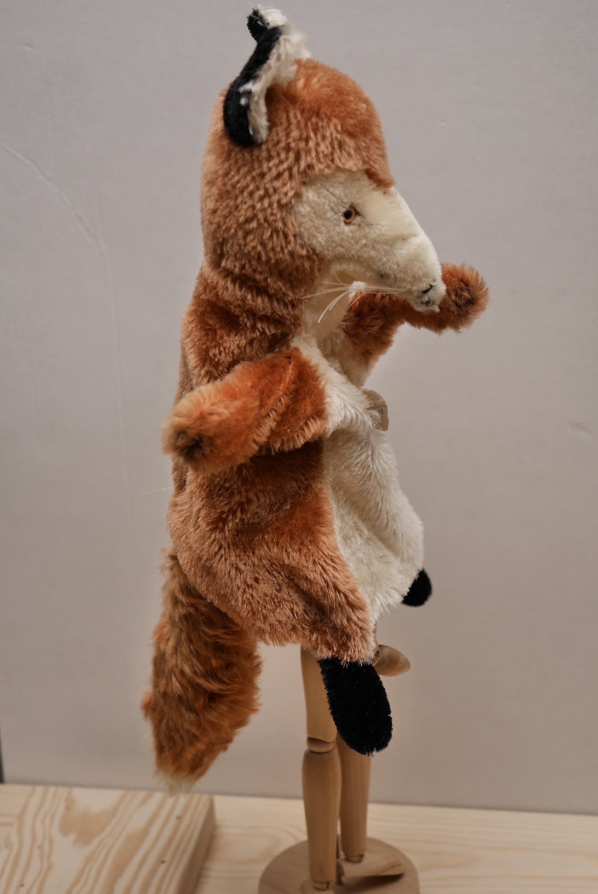 Steiff Fox Smardy the Clever Fox, Hand Puppet, 6990/18, Vintage 60s, K ...