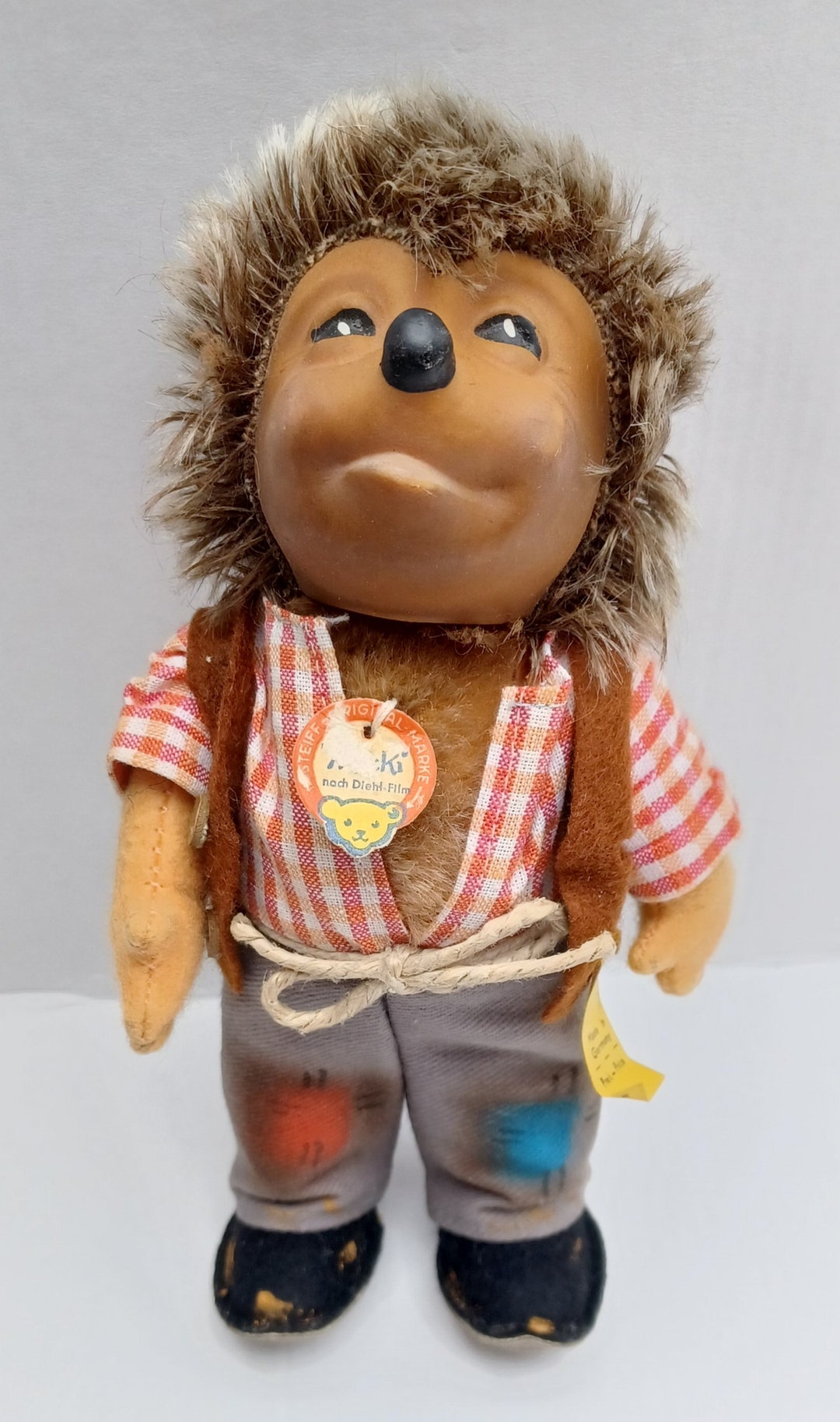 1960s Steiff Mecki Hedgehog, 7627/17, After Diehl Film, With All Ids ...