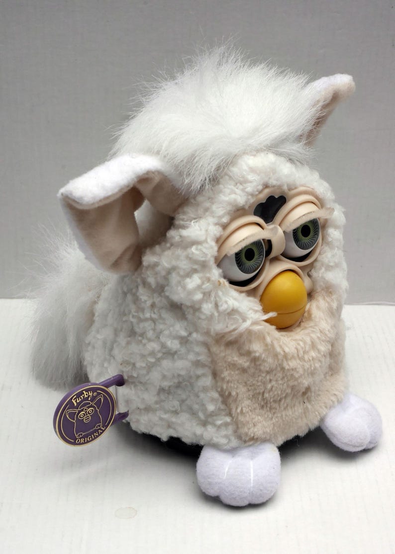 Furby Babies Curly Furby, Curly Sheep Furby, Tiger 1998, Tested, Works ...
