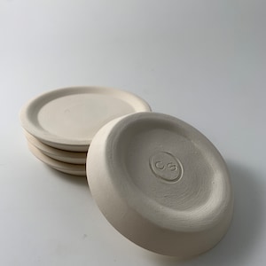 Coasters Set of 4, Unpainted Bisque - Etsy