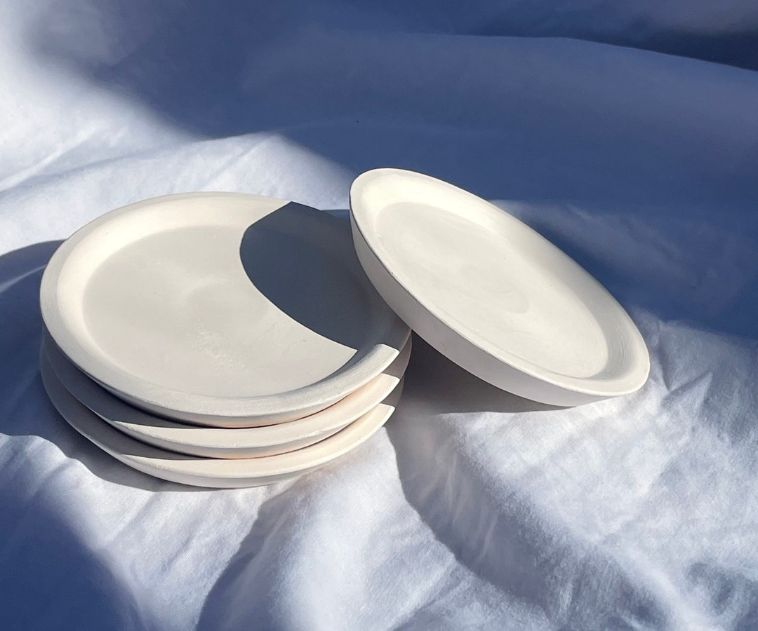 Coasters Set of 4, Unpainted Bisque - Etsy
