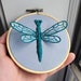 3D Dragonfly Stumpwork Finished Embroidery Art Piece - Etsy