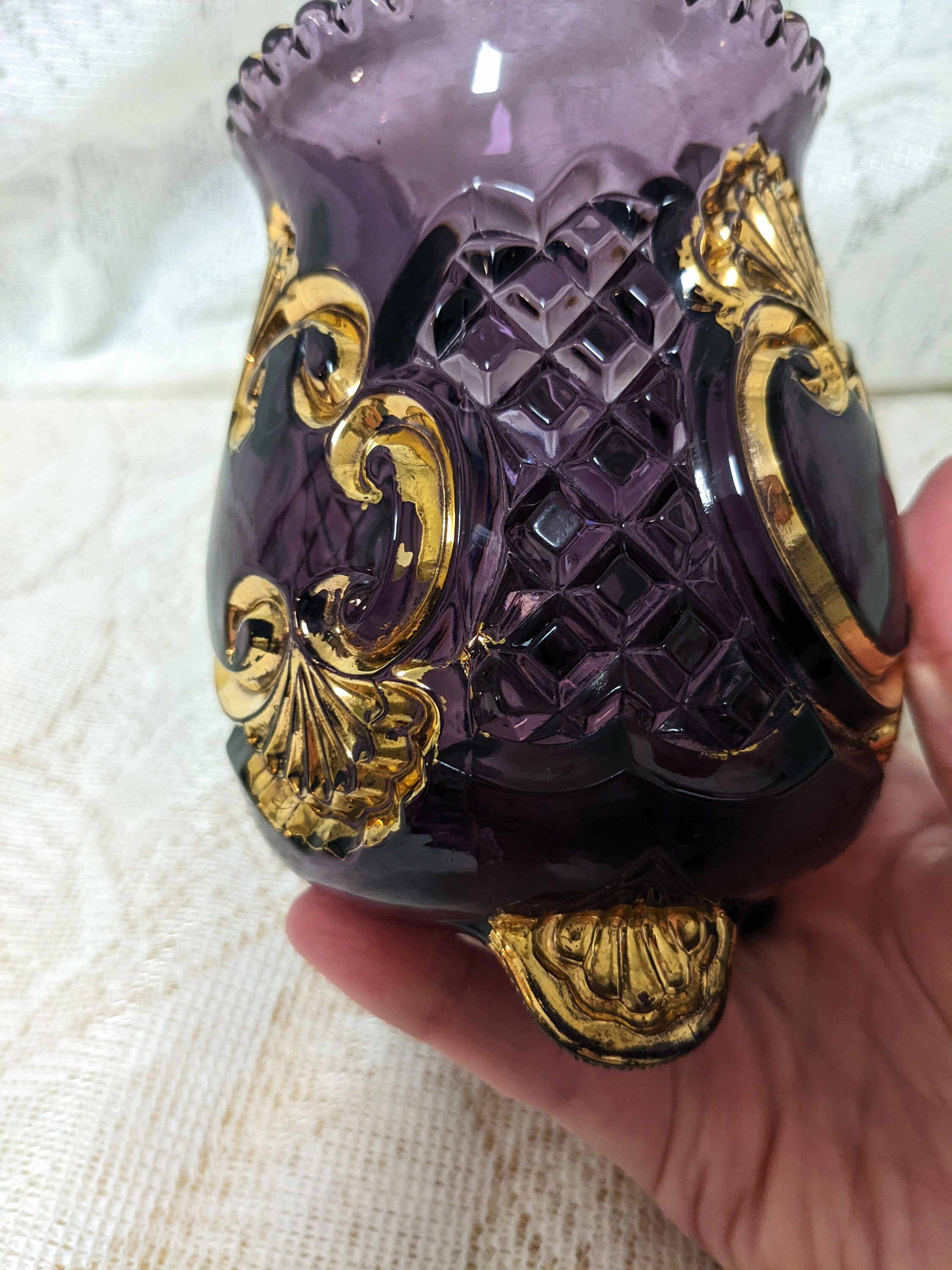 EAPG Riverside Glass Croesus Amethyst 1897 Spooner - Etsy