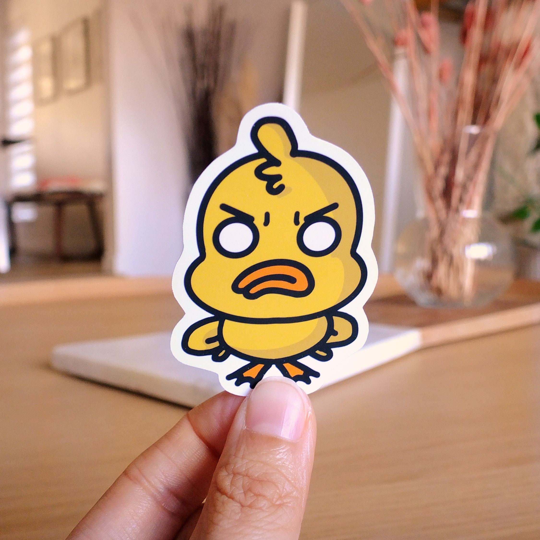 Cute Duck Sticker Packs of 5 || Die Cut Stickers || Handmade - Etsy