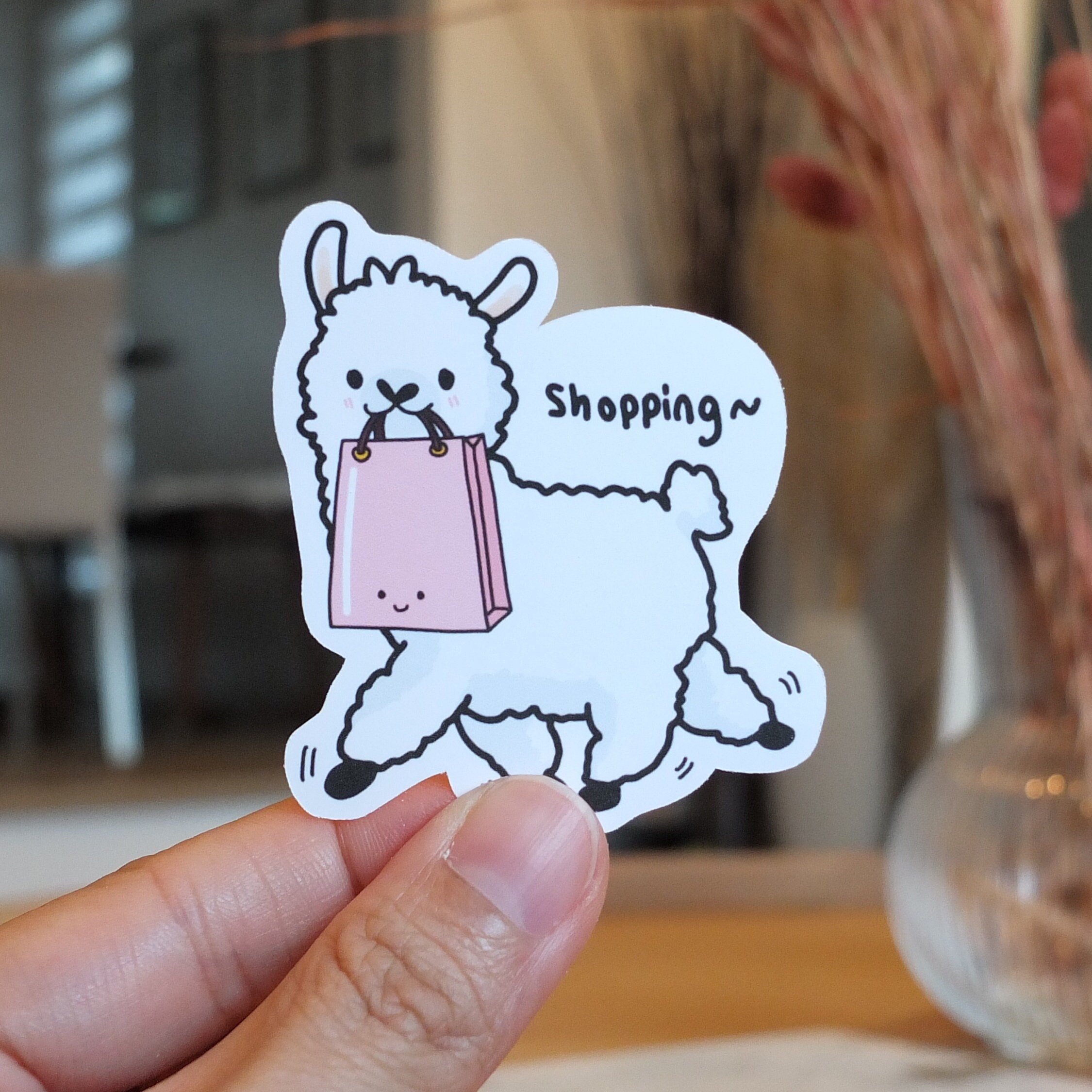 Cute Alpaca Sticker Packs of 5 || Die Cut Stickers || Handmade - Etsy