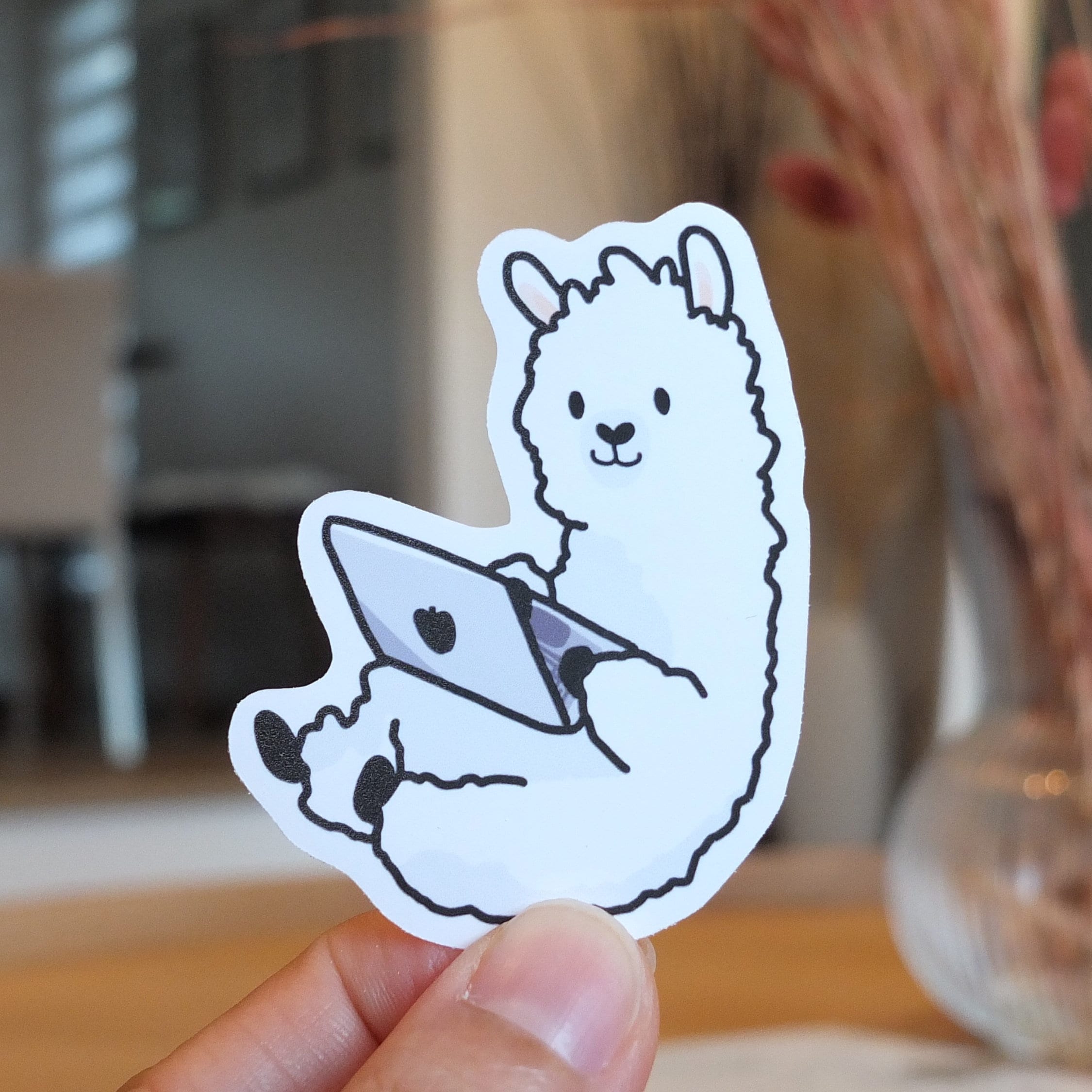 Cute Alpaca Sticker Packs of 5 Die Cut Stickers Handmade - Etsy
