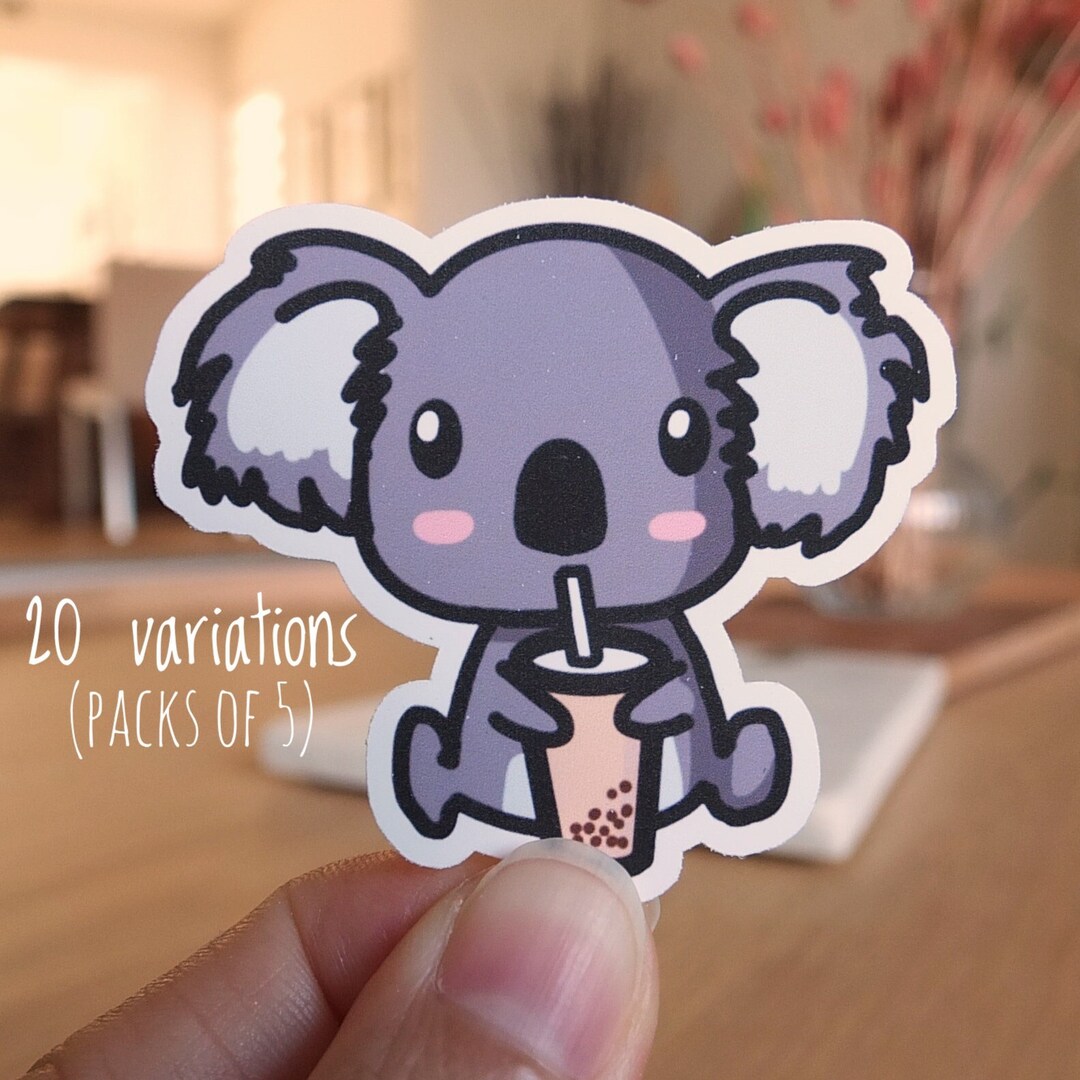Judy the Koala Sticker Packs of 5 Die Cut Stickers - Etsy