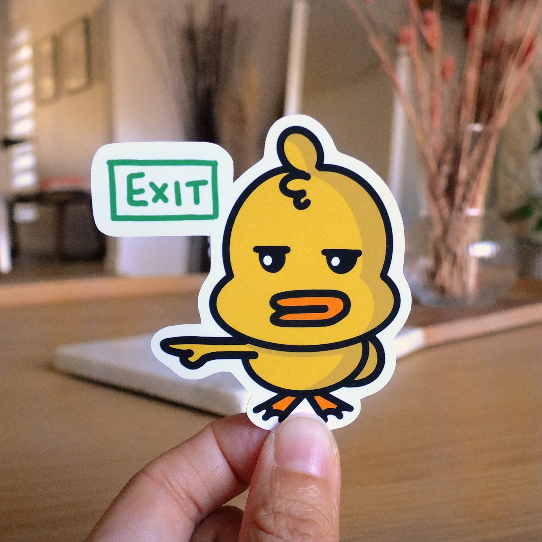 Cute Duck Sticker Packs of 5 || Die Cut Stickers || Handmade - Etsy