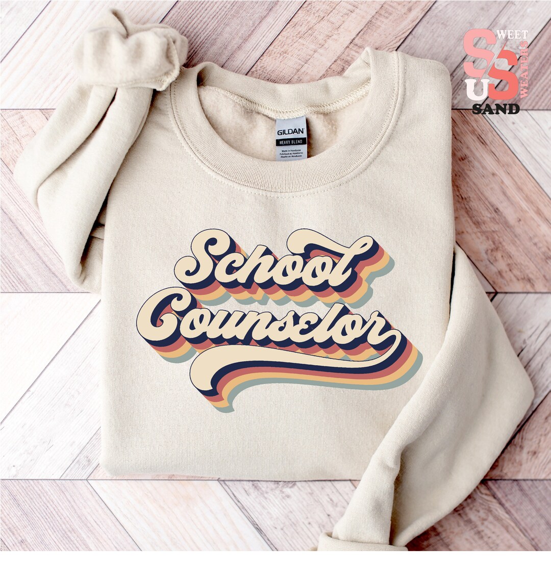 School Counselor Sweatshirt for Women Guidance Counselor School ...