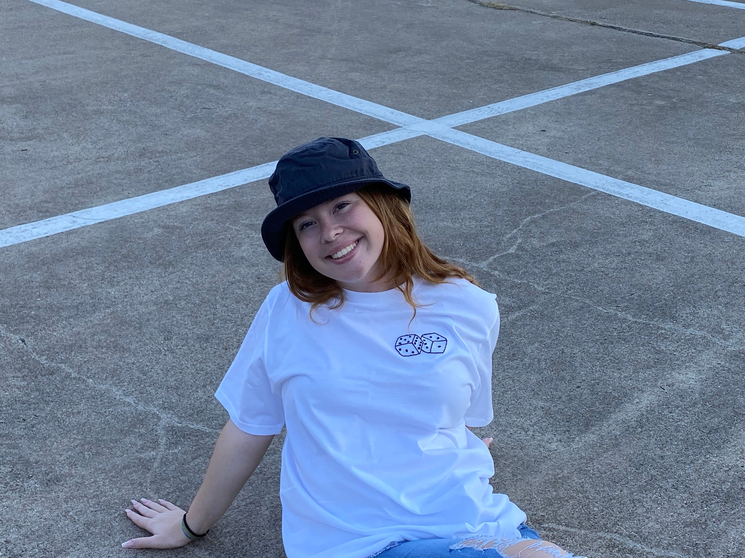 Embroidered Dice Shirt- Hand Stitched Shirt- Dice Shirt- Embroidered ...