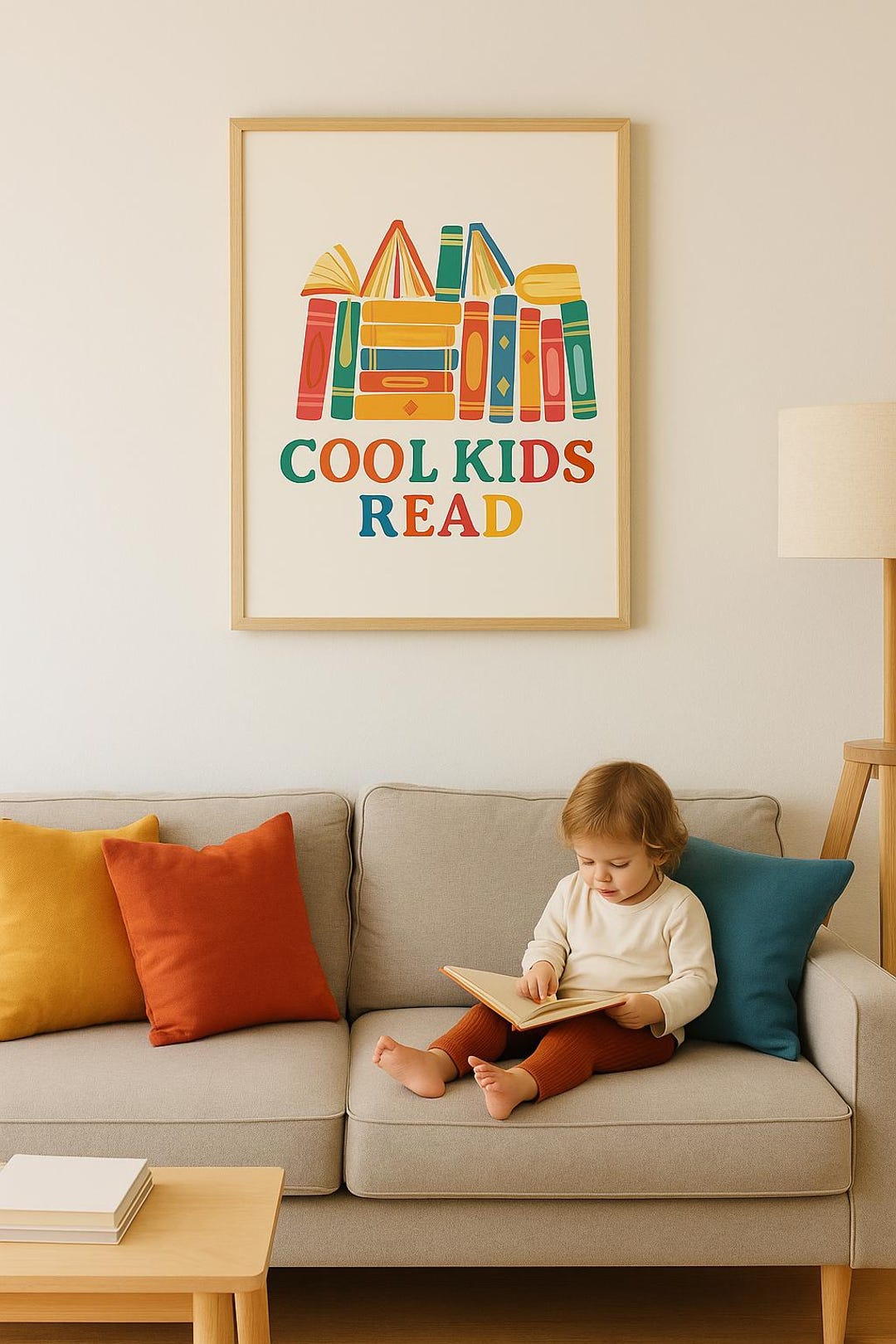 Cool Kids Read Printable Wall Art – Digital Download for Kids Room ...