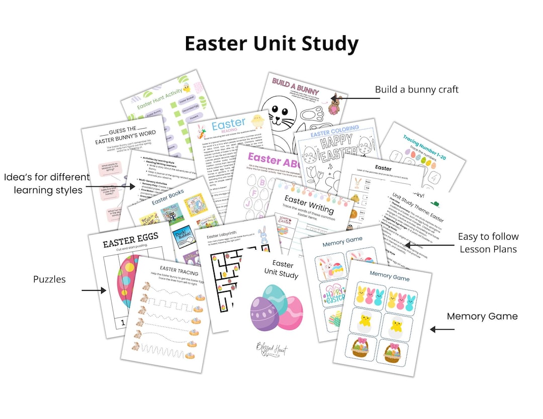 Easter Unit Study - Etsy