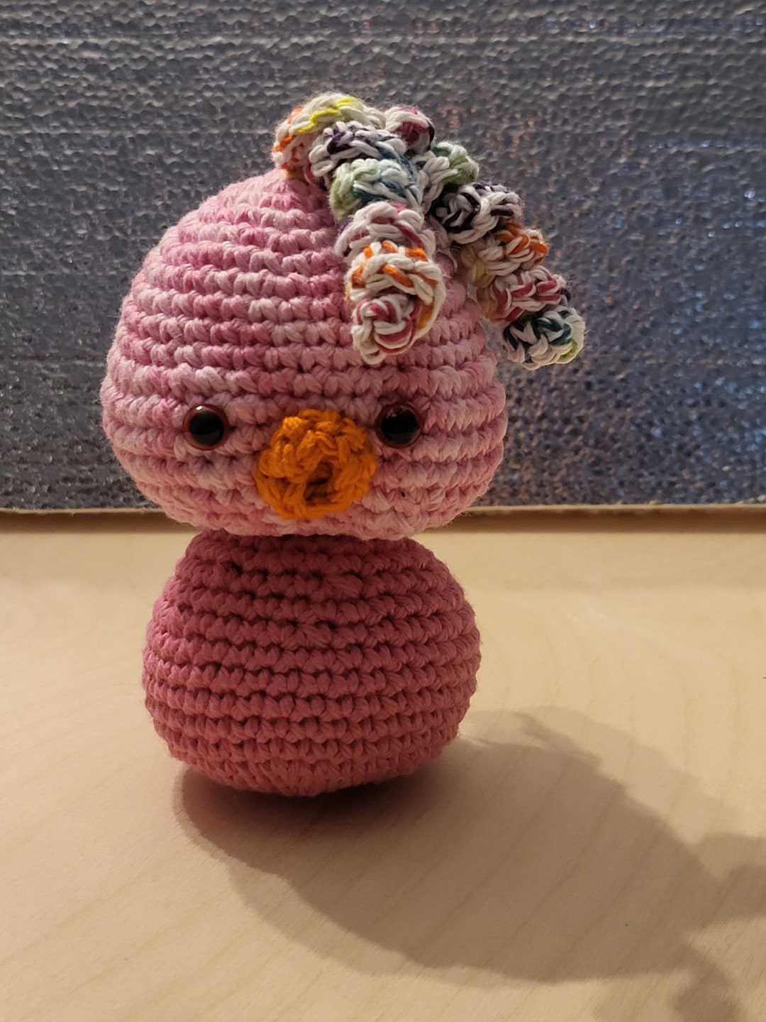 Stuffed Duck (pink W/coils) - Etsy