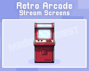 ALMOST FREE - Vintage Retro PC Stream Screens // Retro Twitch Overlay ...
