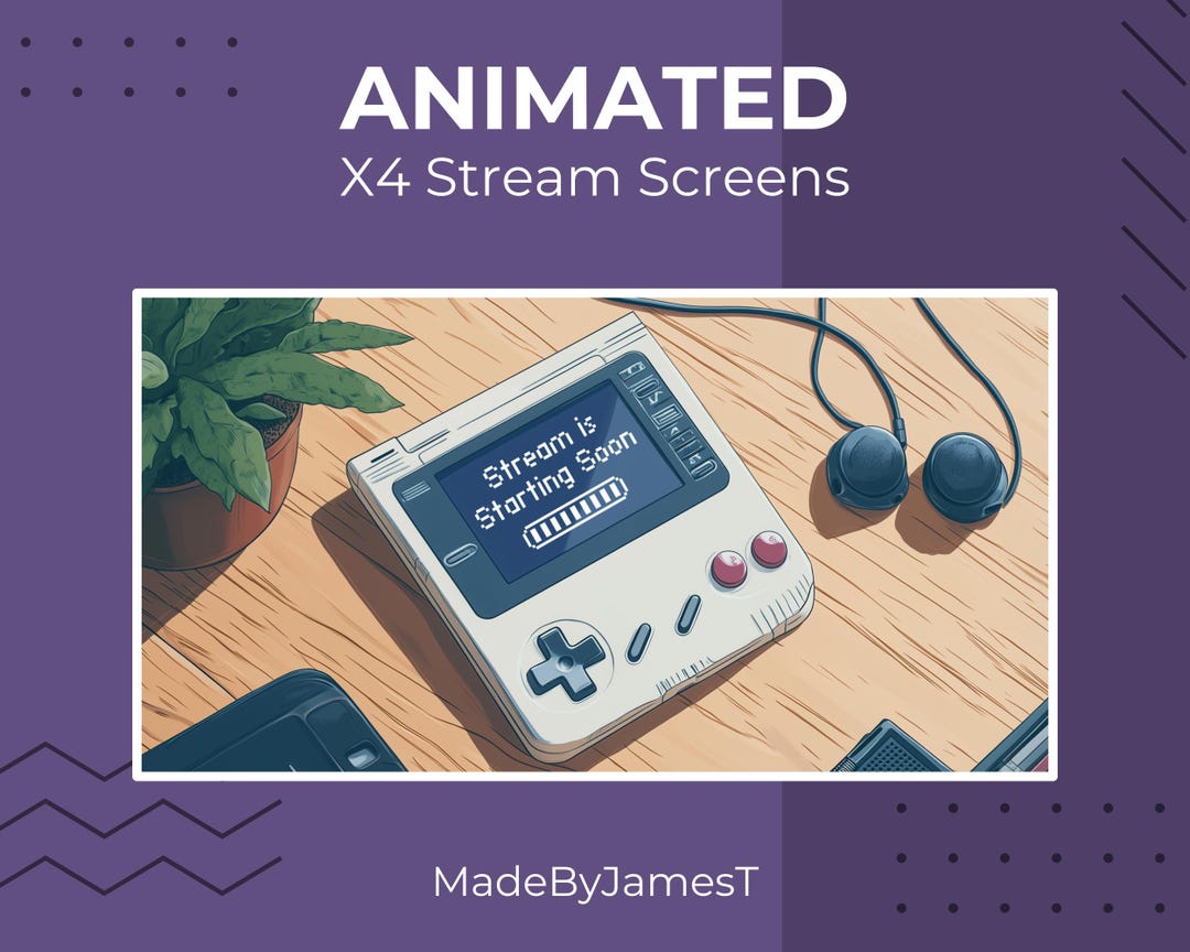 Retro Gaming Console Stream Screens for Twitch - Retro Twitch Overlay ...