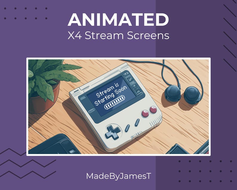Retro Gaming Console Stream Screens for Twitch - Retro Twitch Overlay ...