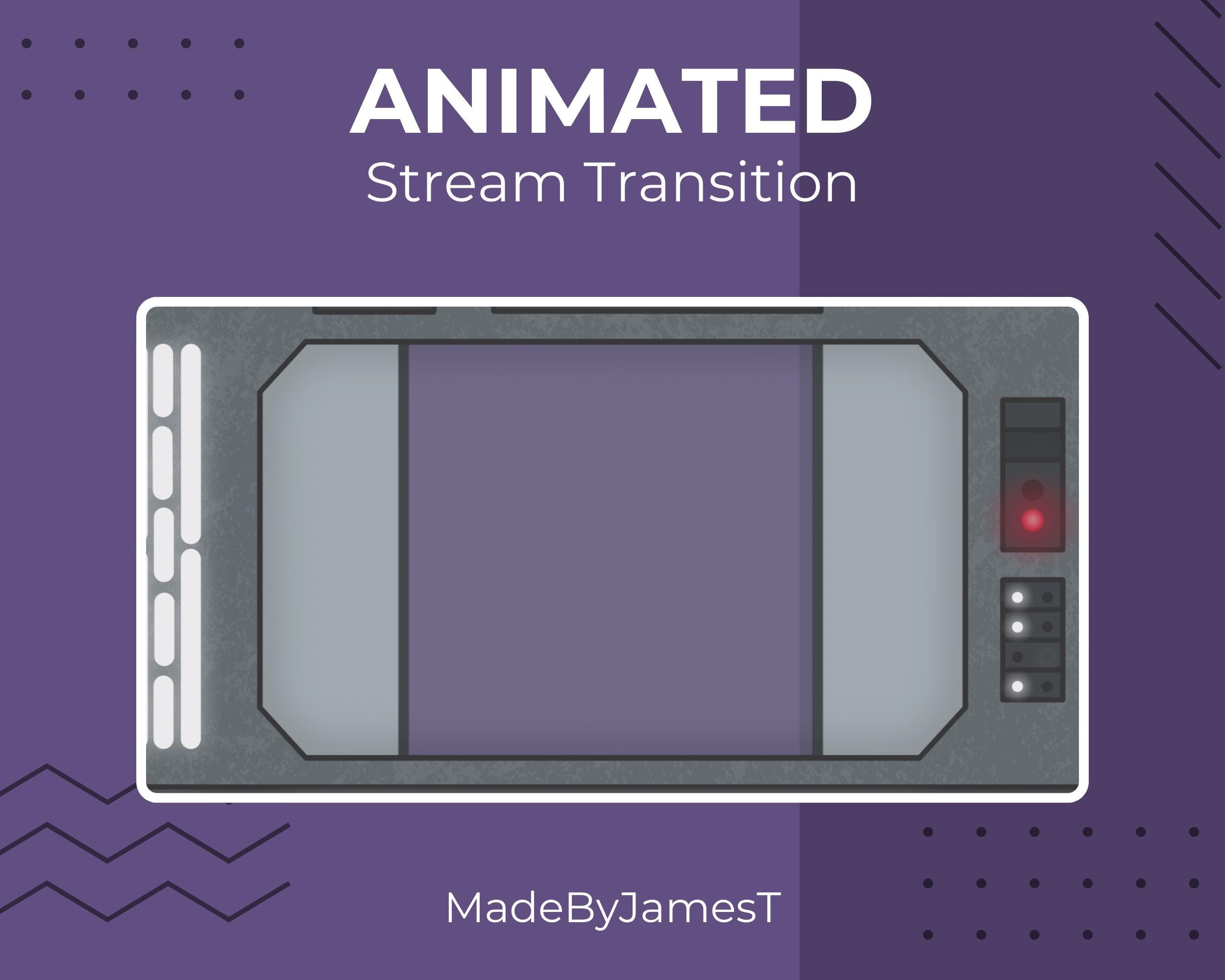 Sci-fi Door Transition // Sci Fi Transition // Twitch Transition // Twitch Stinger // Stinger ...