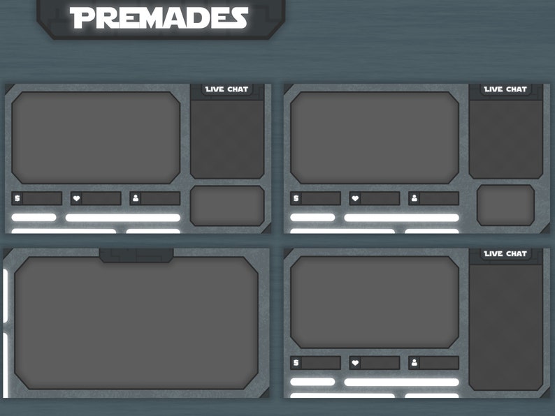 Sci-fi Stream Pack // Twitch Stream Pack // Stream Package // - Etsy