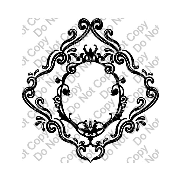 Damask Frame - Etsy