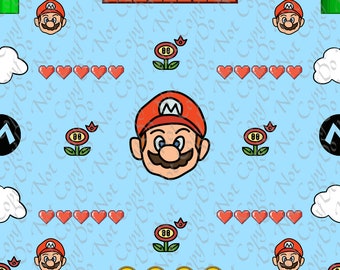 Mario Seamless File - Etsy