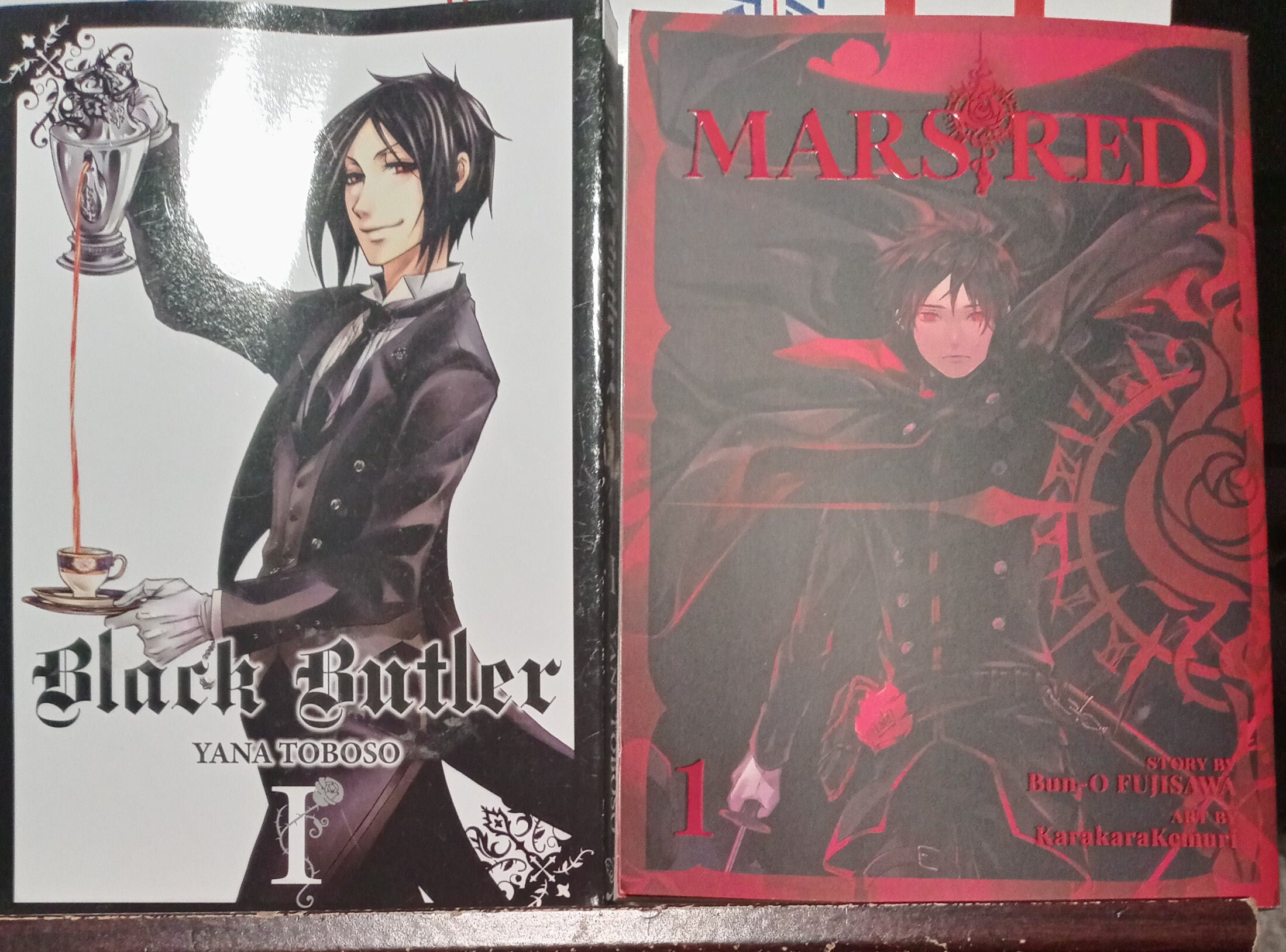 Lot of 2 Books Black Butler and Mars Red Tokyo Vampires Free Shipping ...