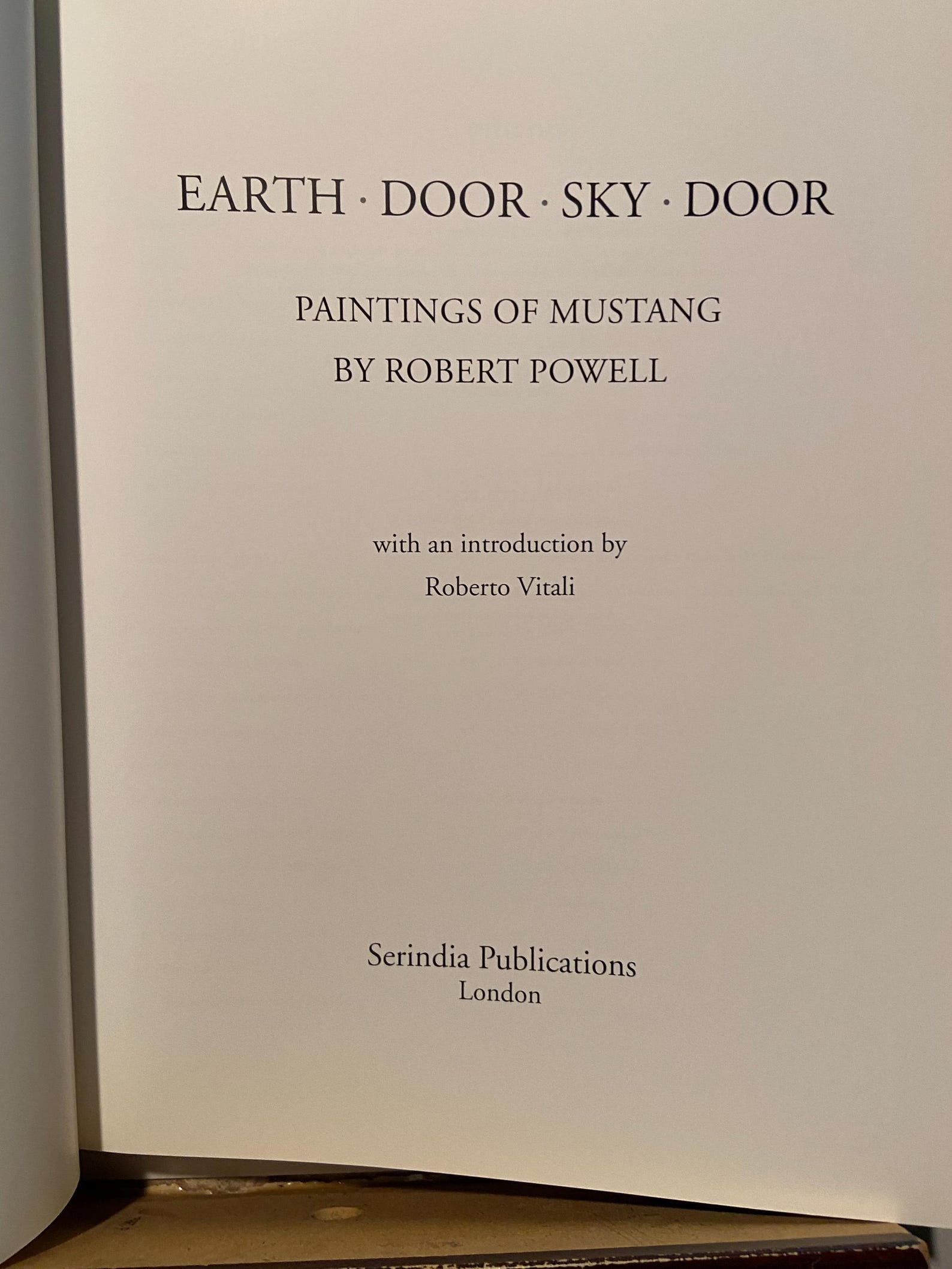 Earth Door Sky Door Paintings of Mustang by Robert Powell - Etsy