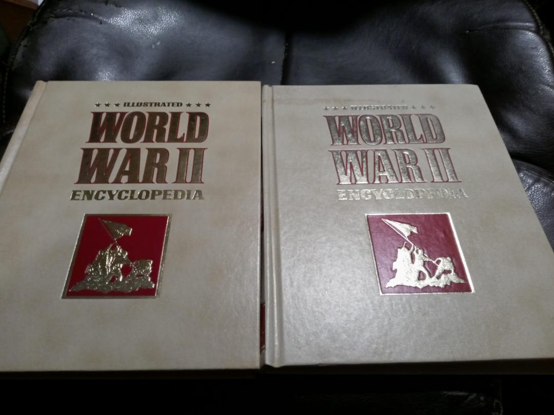 World War II Encyclopedia Lot of 2 - Etsy