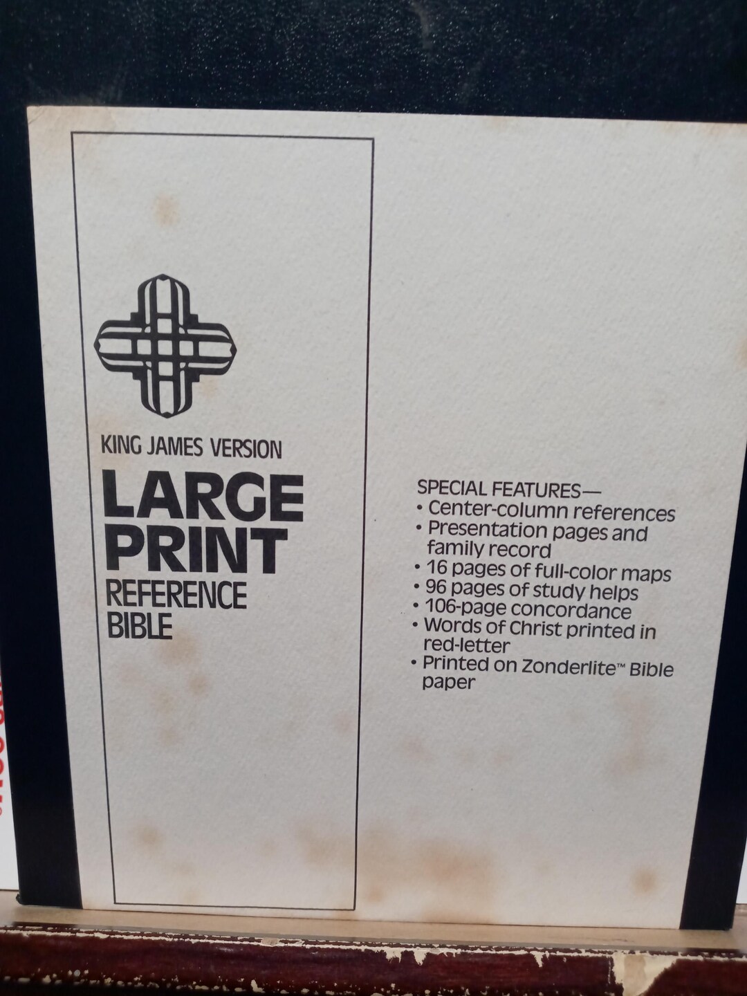 Bible Reference Bible King James Version Large Print - Etsy