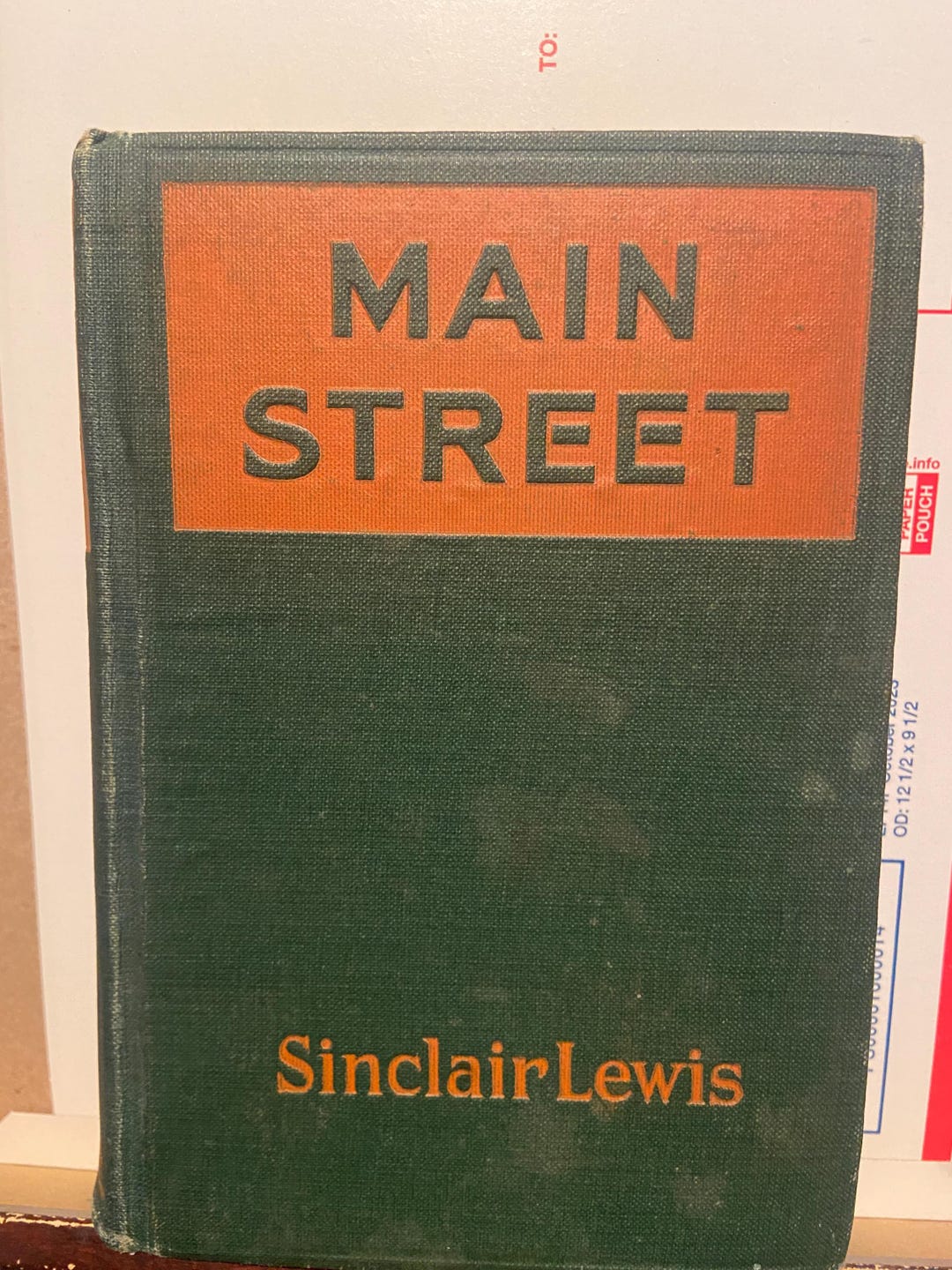 Main Street Sinclair Lewis 1920 Antique Collectible Vintage Rare - Etsy