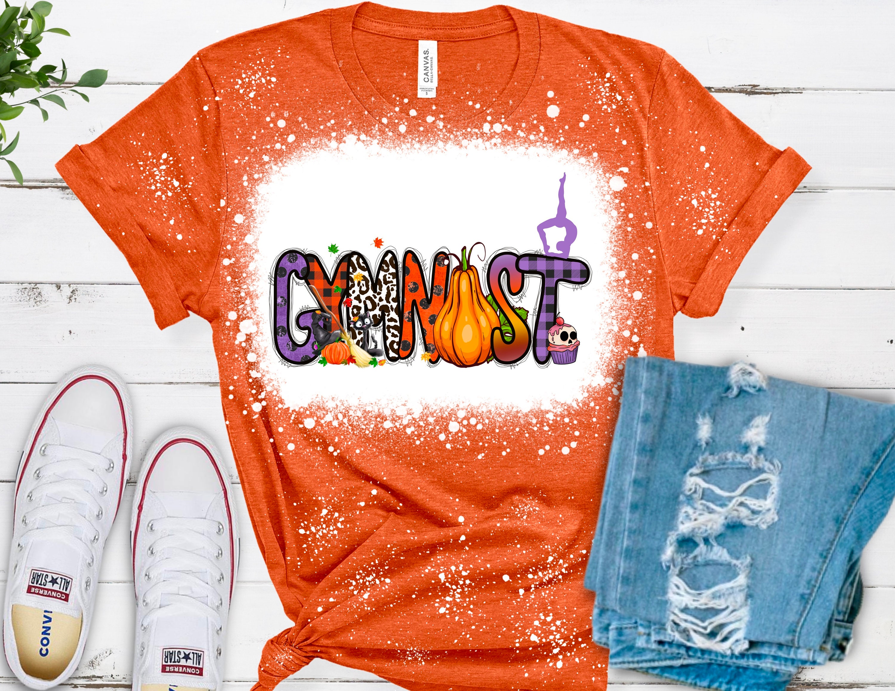 Fall Gymnastics Digital File, Gymnastics File, Digital Sublimation File ...