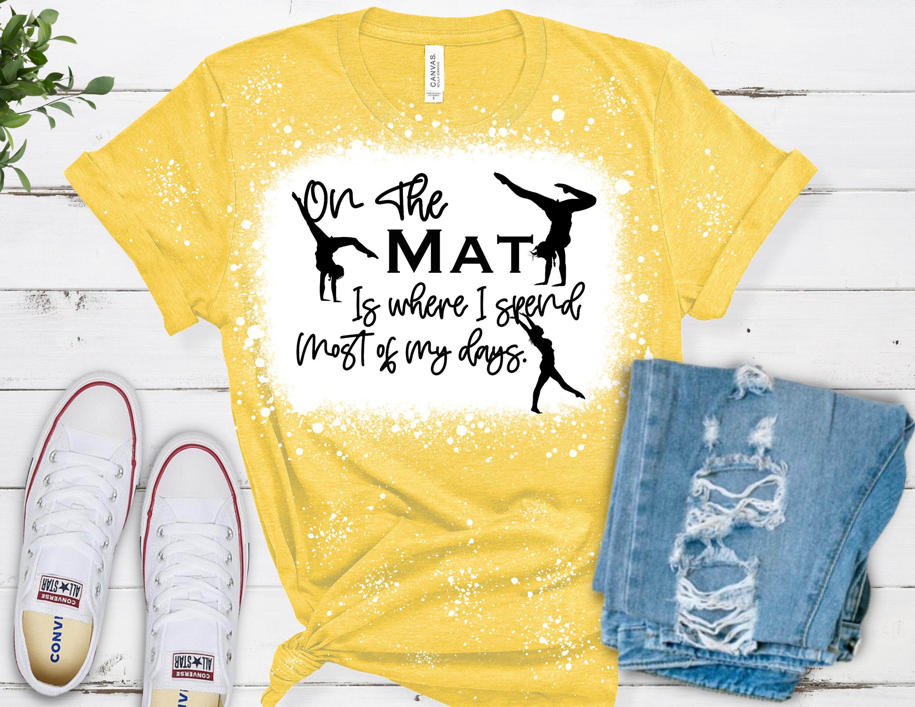 On the Mat Digital File, SVG File, Gymnastics File, Digital Sublimation ...