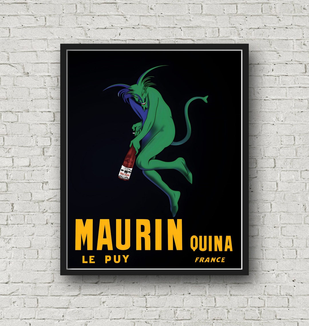 Maurin Quina | French Ad | 1906 | Museum Quality Print - Etsy