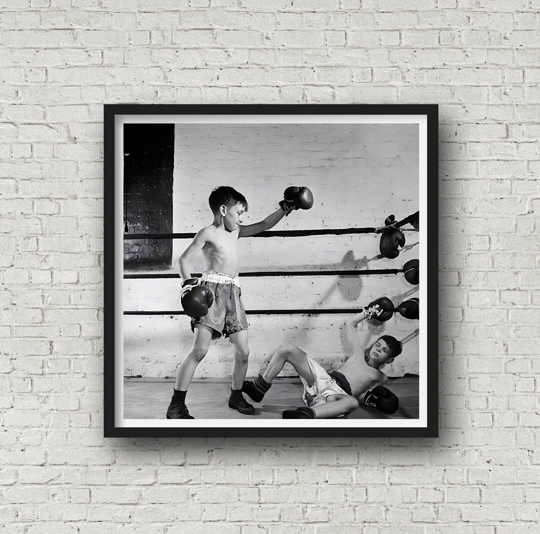 Vintage Boxing Photo Print: 1940s Gym Wall Art - Etsy