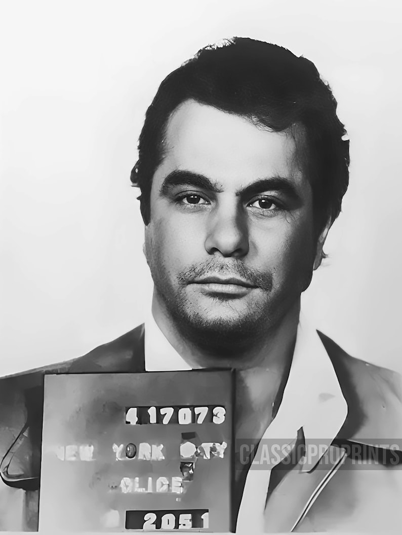 John Gotti the Teflon Don Mugshot, Famous Mugshots, Mafia Print, Man ...
