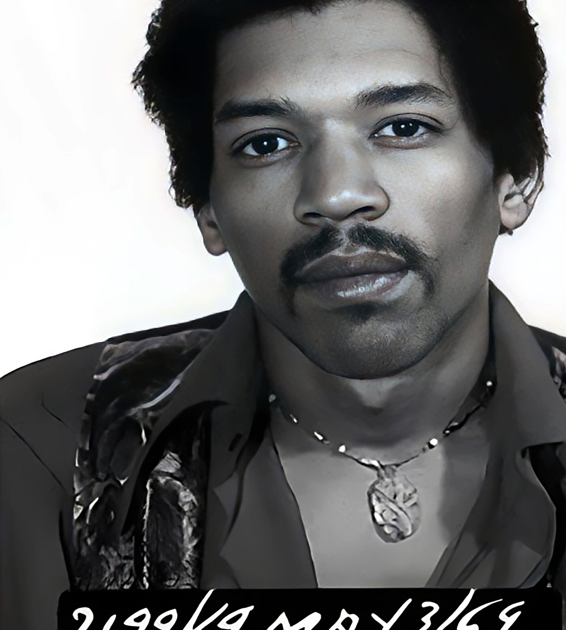 Jimi Hendrix 1969 Mugshot, Famous Mugshots, Jimi Hendrix Print, Retro ...