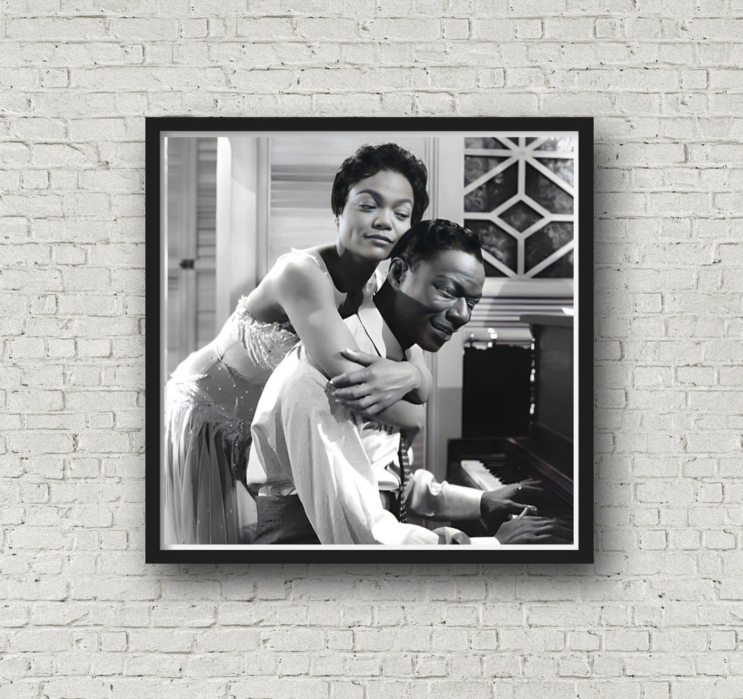Eartha Kitt & Nat King Cole Vintage Print: 1958 Hollywood Glamour - Etsy