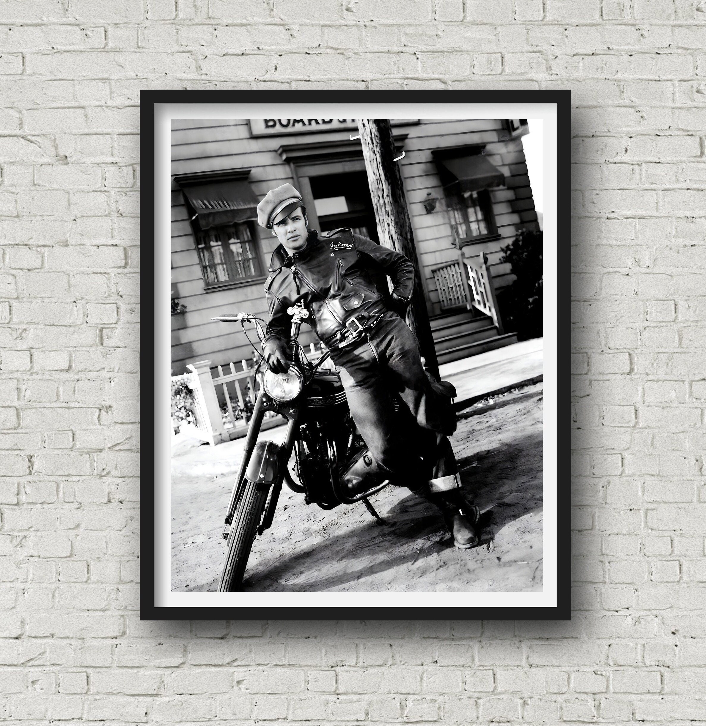 Marlon Brando 'the Wild One' Movie Poster: Restored 1953 Photography - Etsy