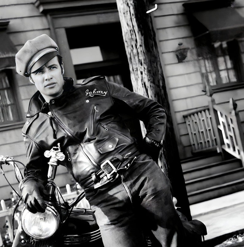 Marlon Brando 'the Wild One' Movie Poster: Restored 1953 Photography - Etsy
