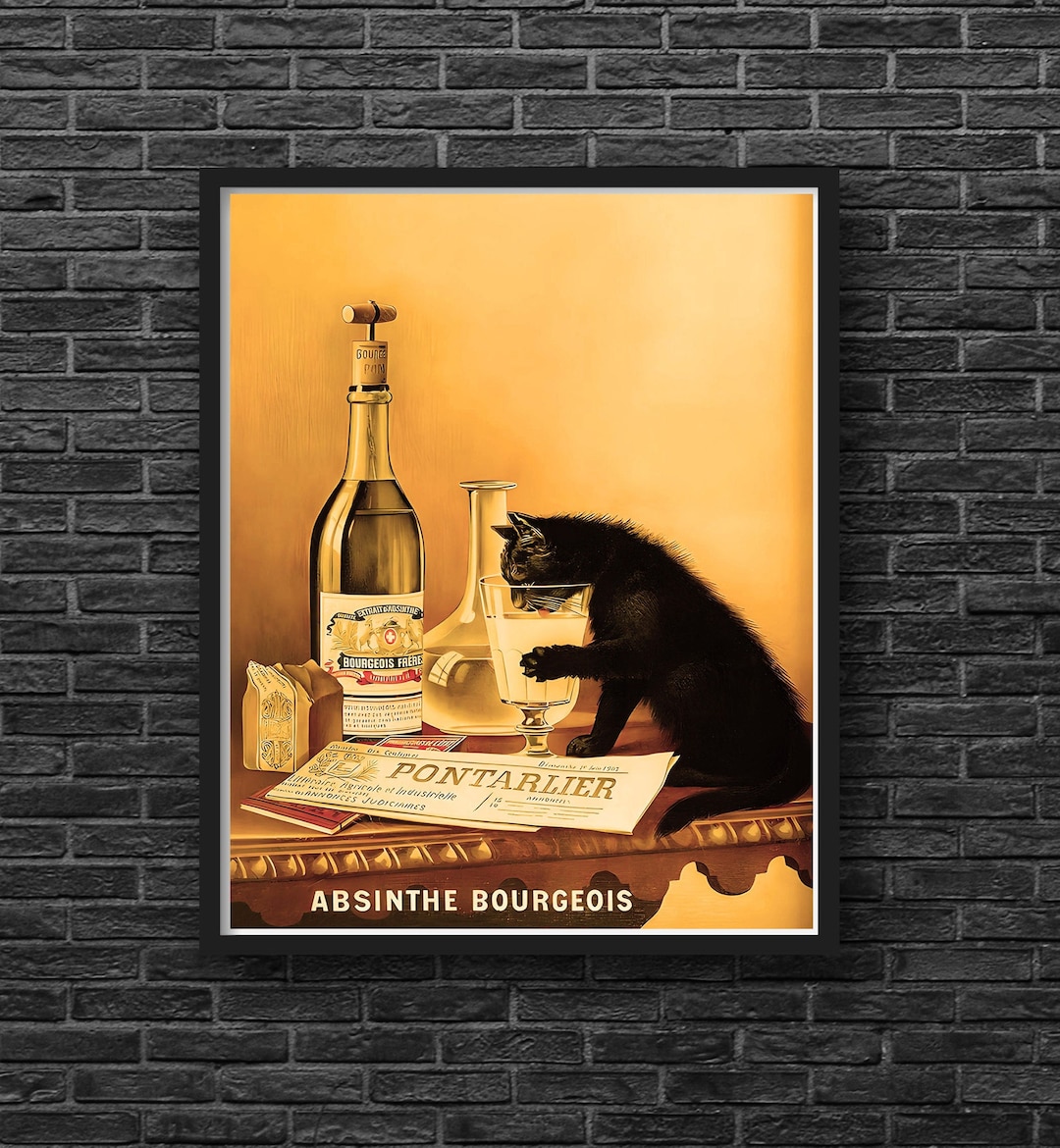 Absinthe Bourgeois | Vintage Absinthe Ad | Museum Quality Print - Etsy