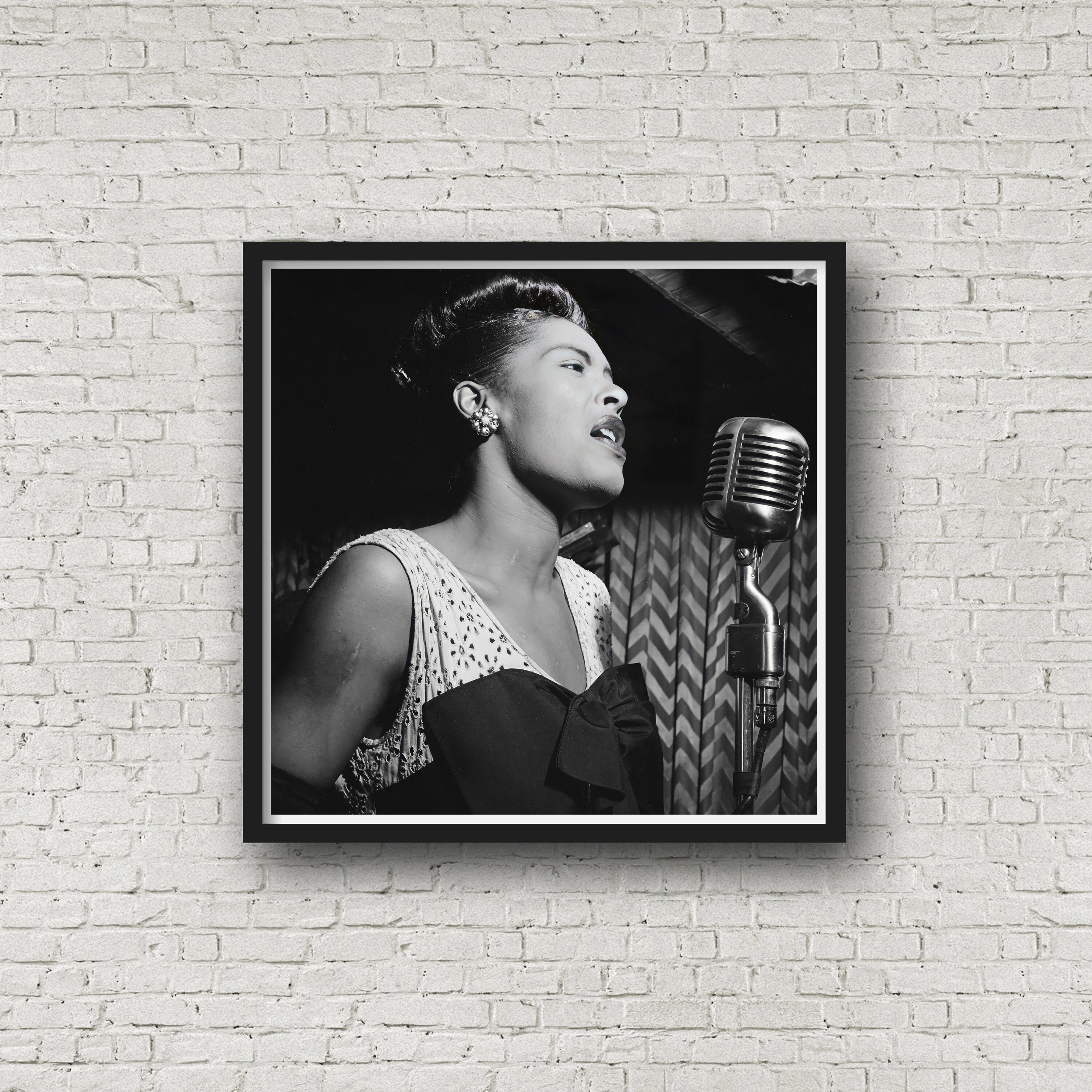 Billie Holiday 1947 Black & White Museum Quality Print - Etsy