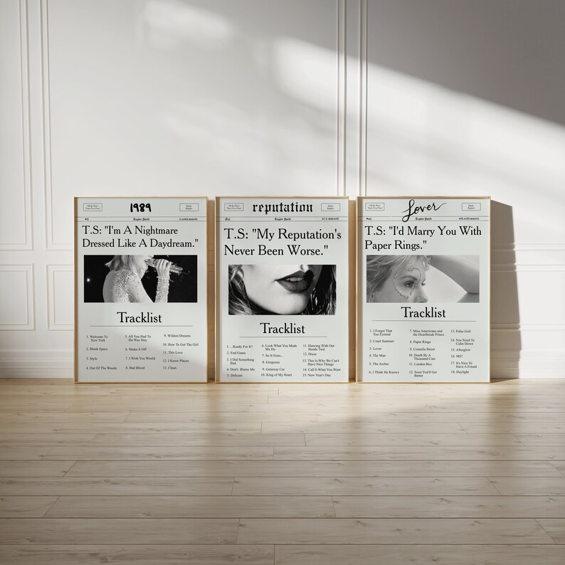 Taylor Swift Poster, Reputation Poster, Downloadable Poster, Wall Art ...