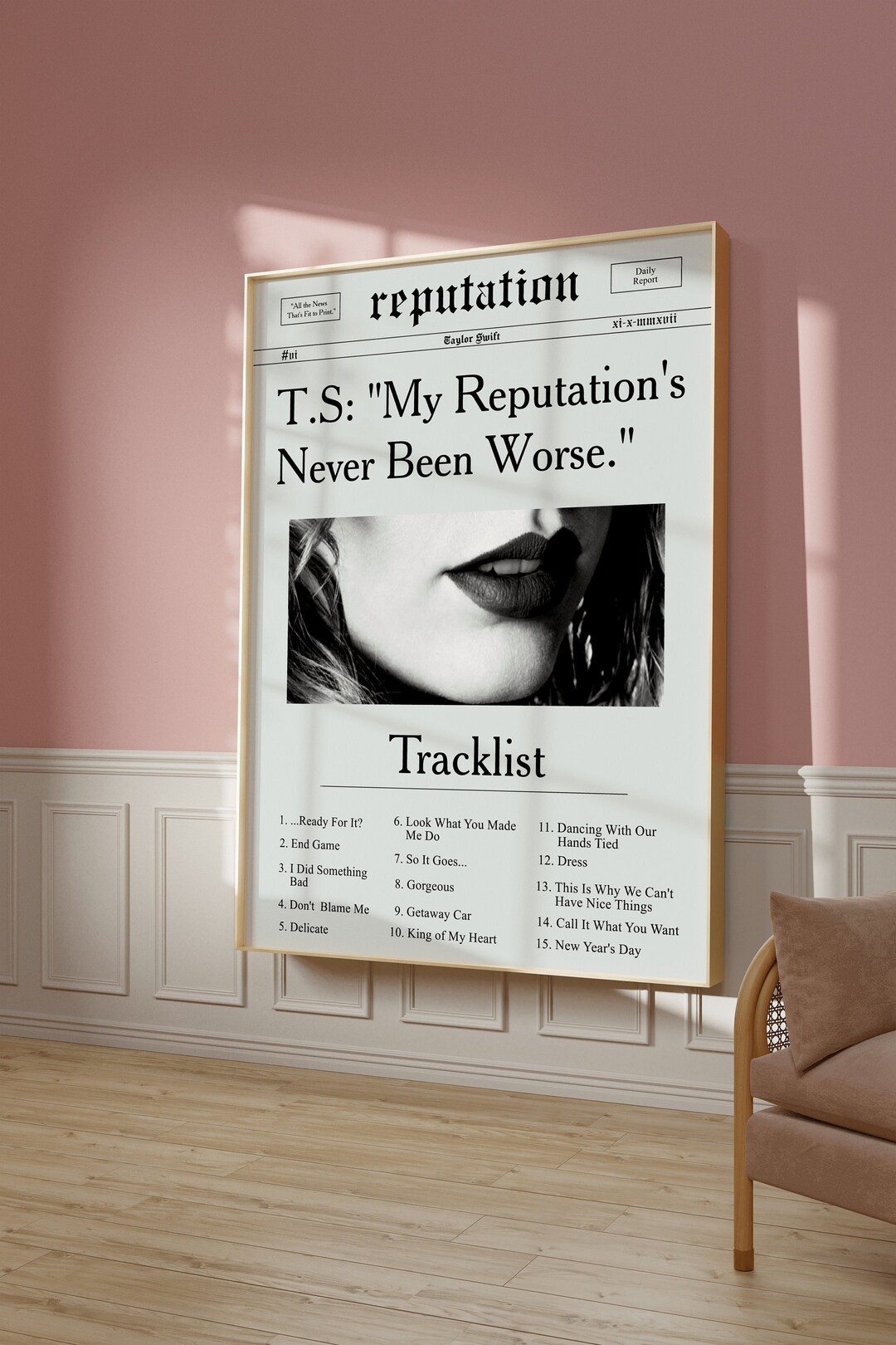 Taylor Swift Poster, Reputation Poster, Downloadable Poster, Wall Art ...
