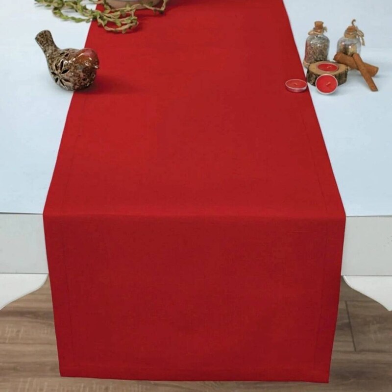 Red Table Cloth - Etsy