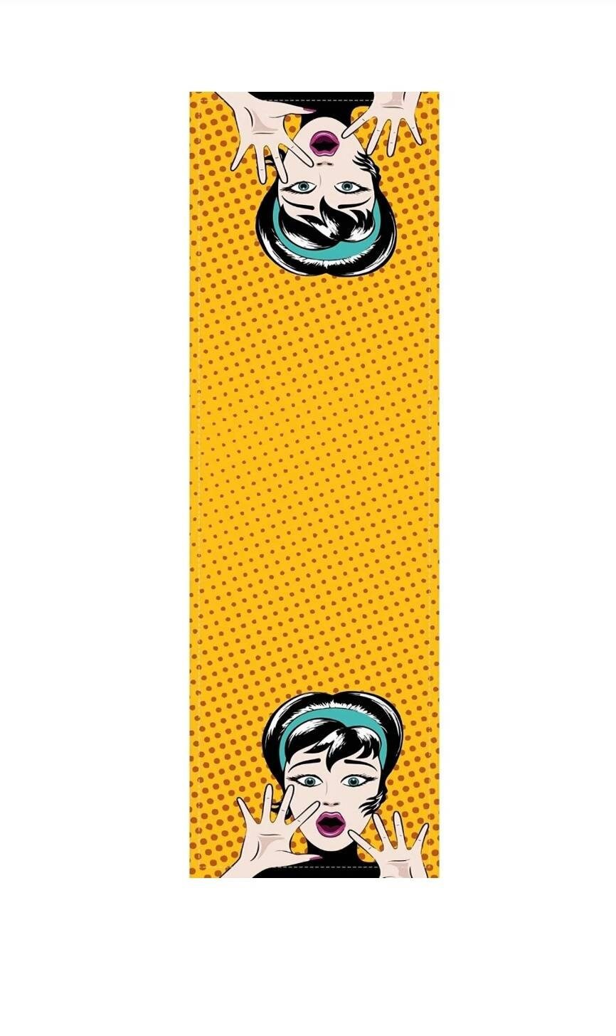 Pop Art Face Comic Table Runner Table Decor, Table Centerpiece , Pop ...