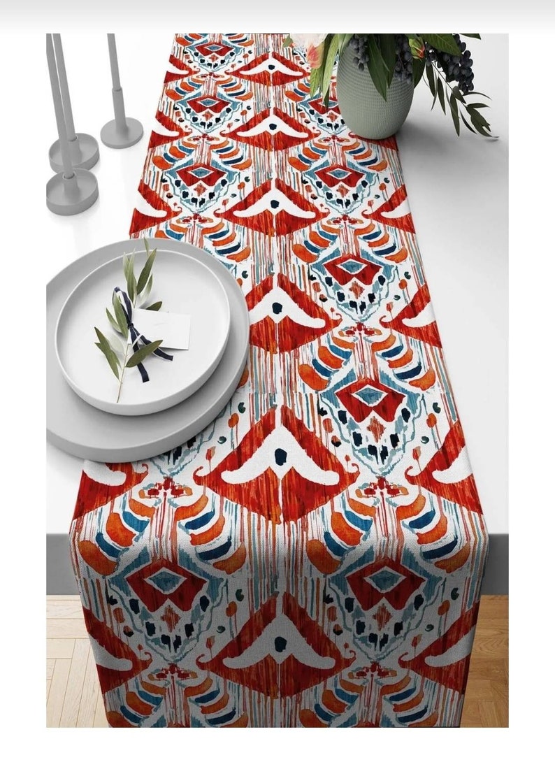 Ethnic Design Table Runner Ethnic Table Top Southwestern - Etsy